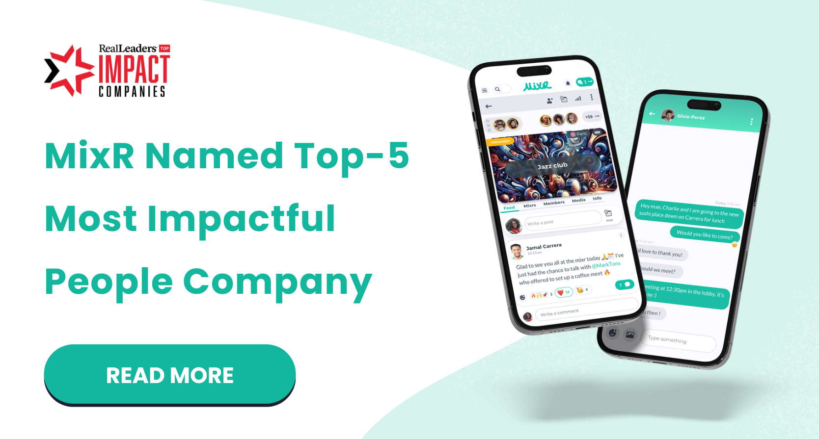 Real Leaders Names MixR a 2024 Top IMPACT Company | MixR